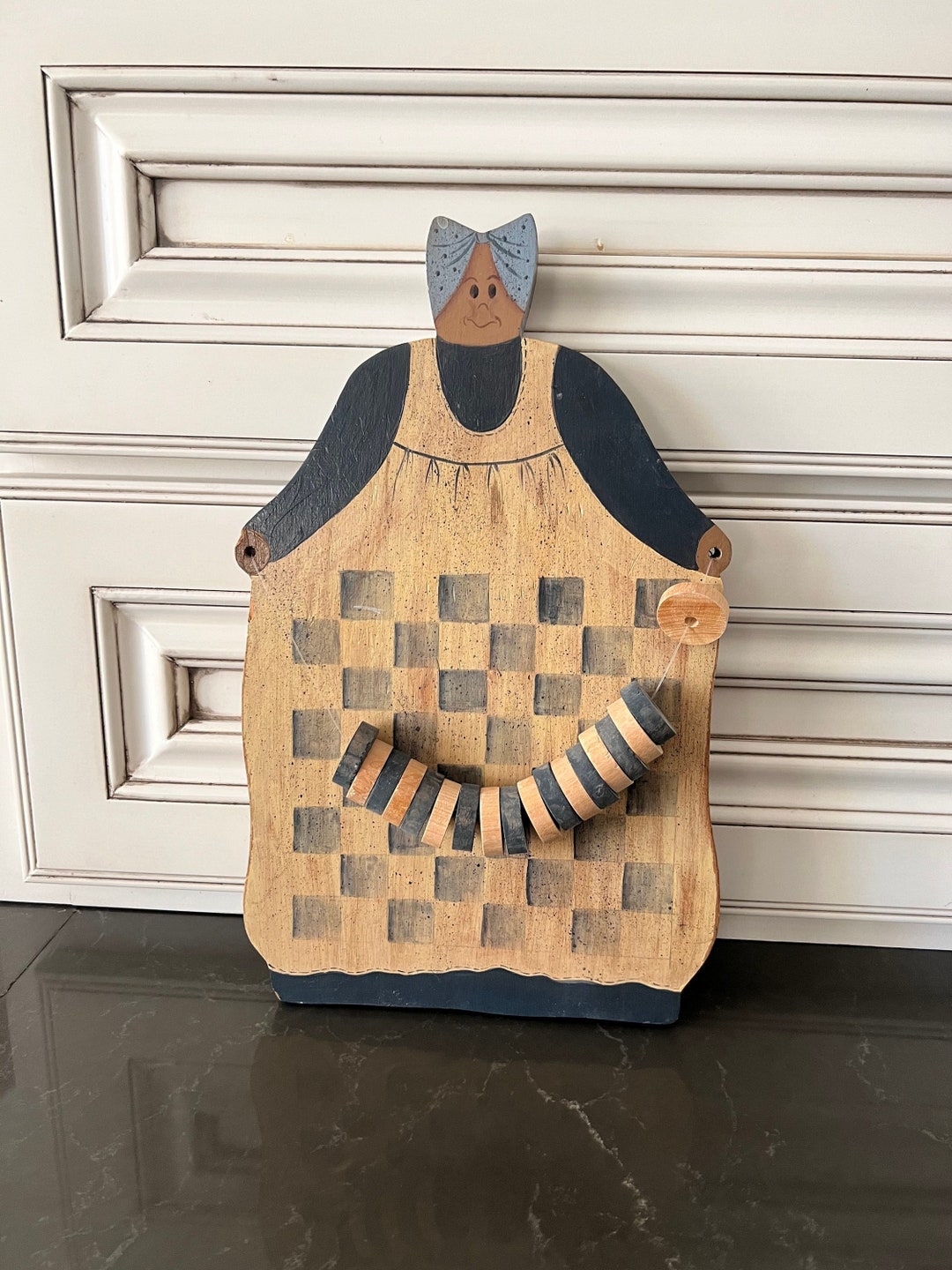 Vintage Checkerboard With Checkers Set - Country Farmhouse Decor ...