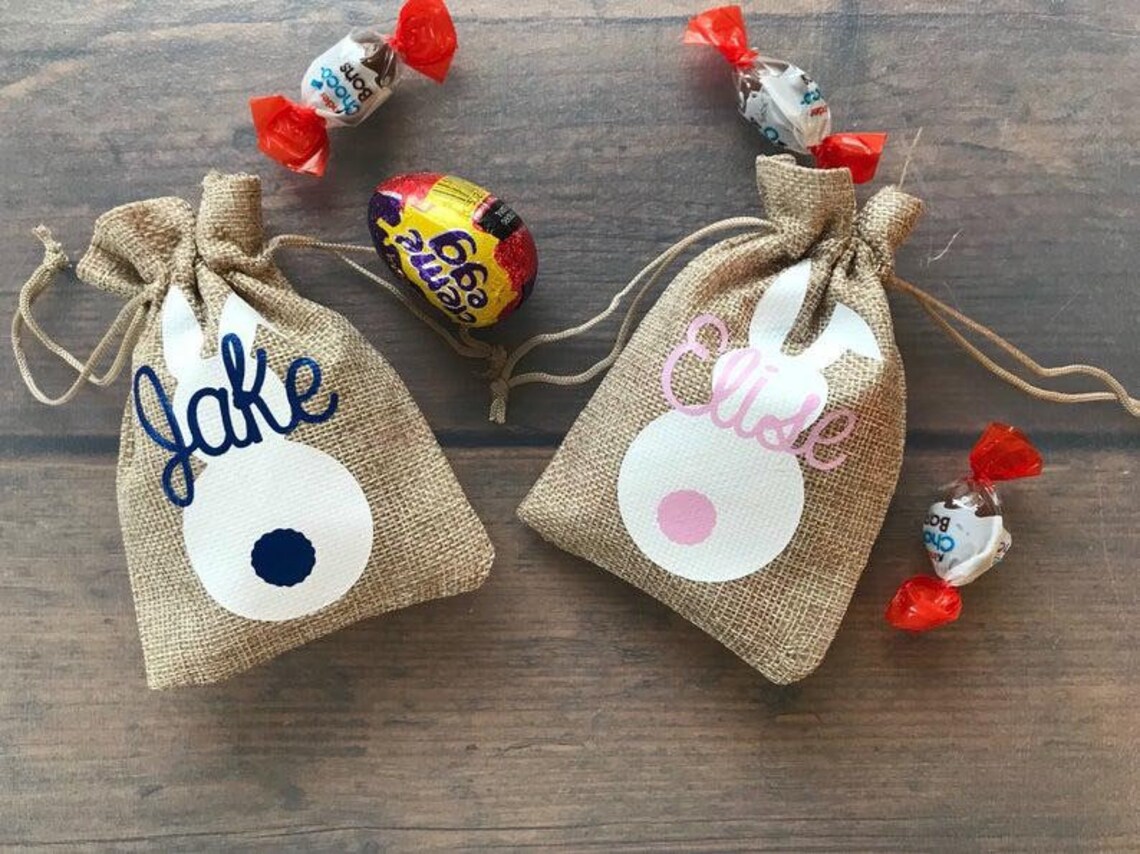Easter Treat Bag Personalised With Name - Etsy