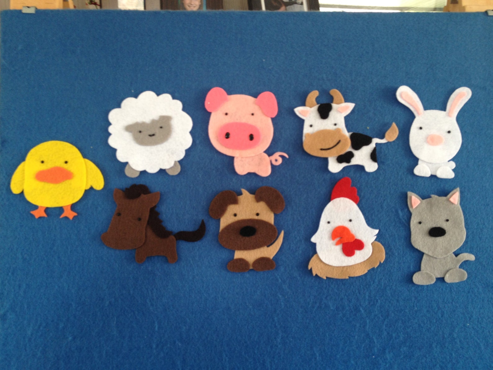 Old Mcdonald's Farm Felt Board Set - Etsy