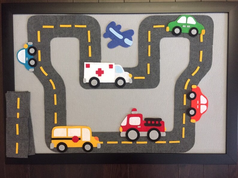 Cars and Trucks Felt Board Set | Etsy