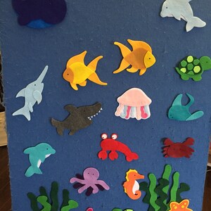 Under the Sea Felt Board Set - Etsy