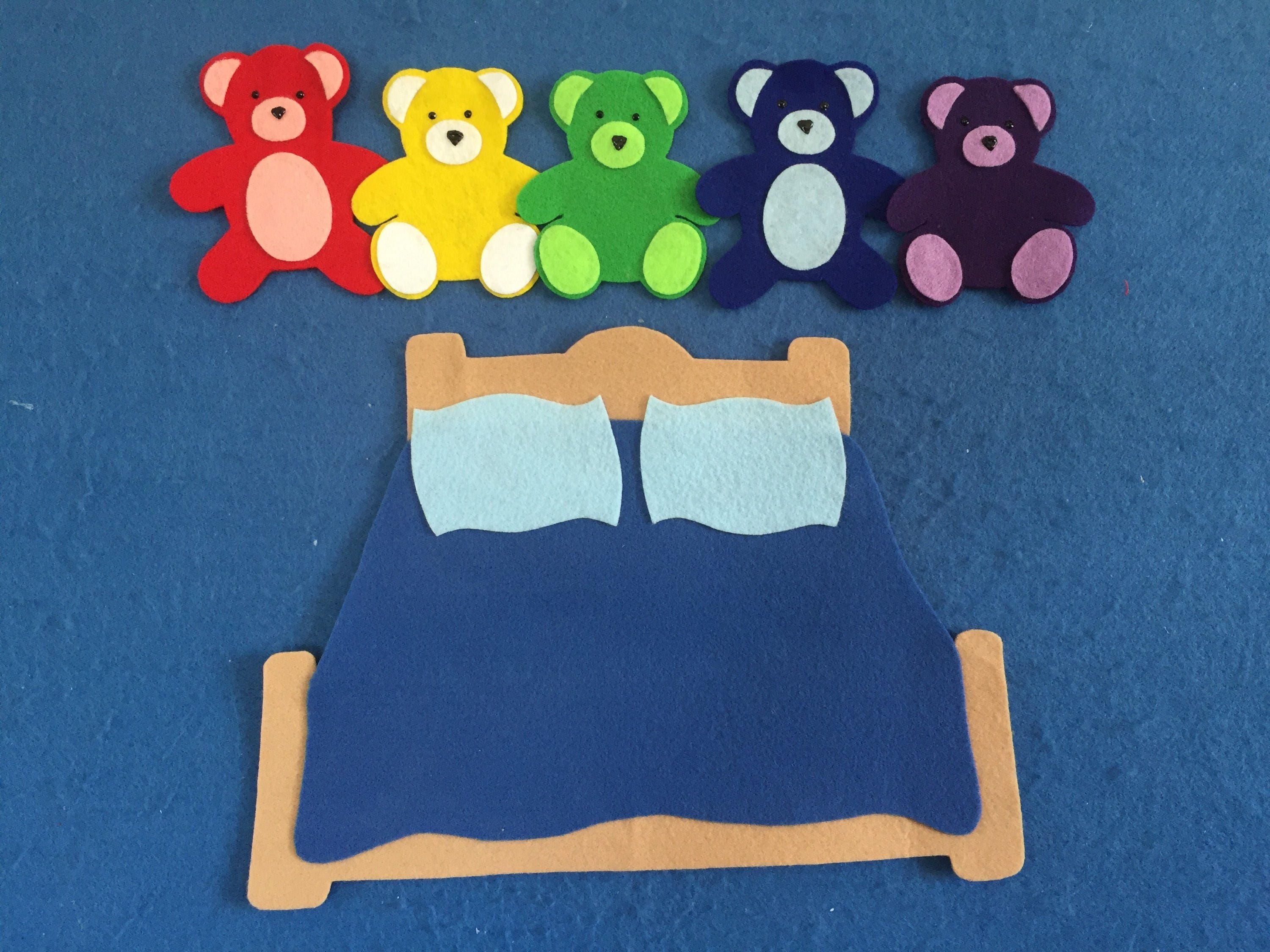 Five in the Bed Felt Board Set - Etsy
