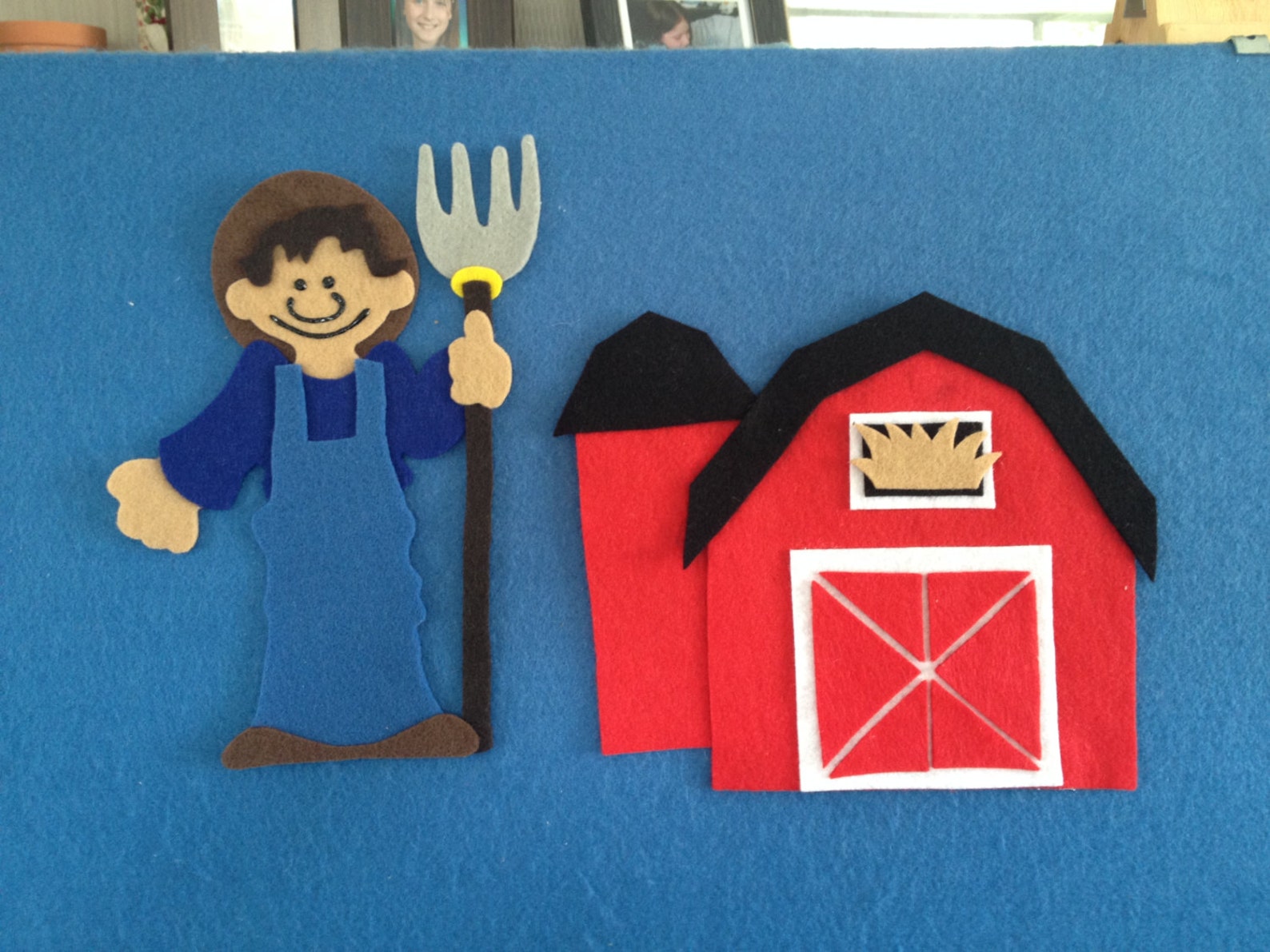 Old Mcdonald's Farm Felt Board Set - Etsy