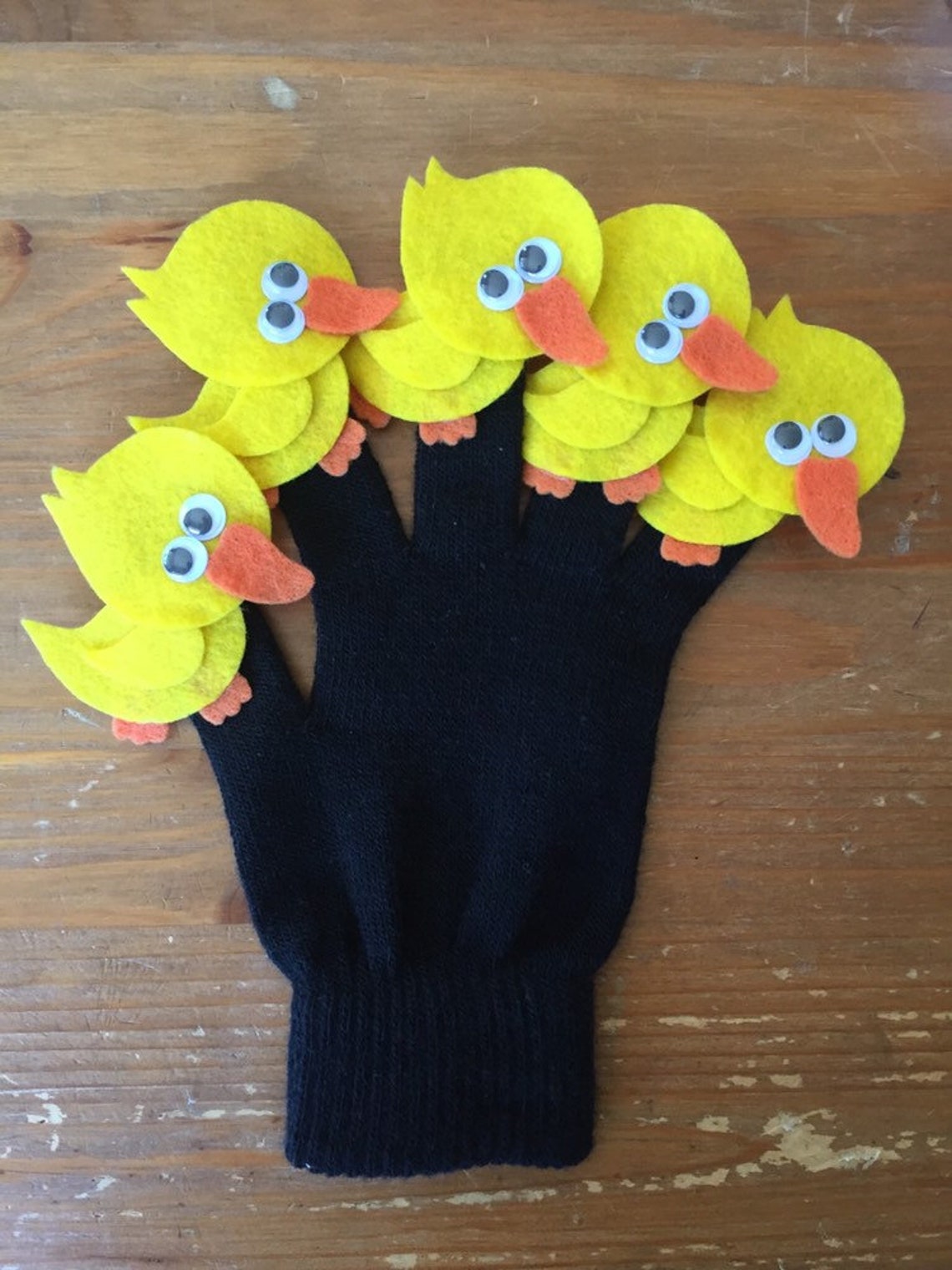 5 Little Ducks Glove Set - Etsy