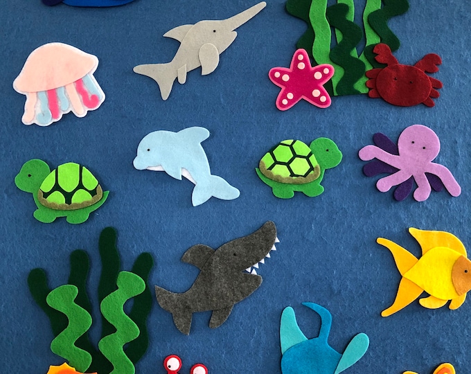 Under the Sea Felt Board Set - Etsy