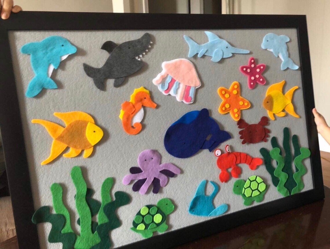 Under the Sea Felt Board Set - Etsy