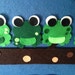 5 Green & Speckled Frogs Felt Board Set - Etsy