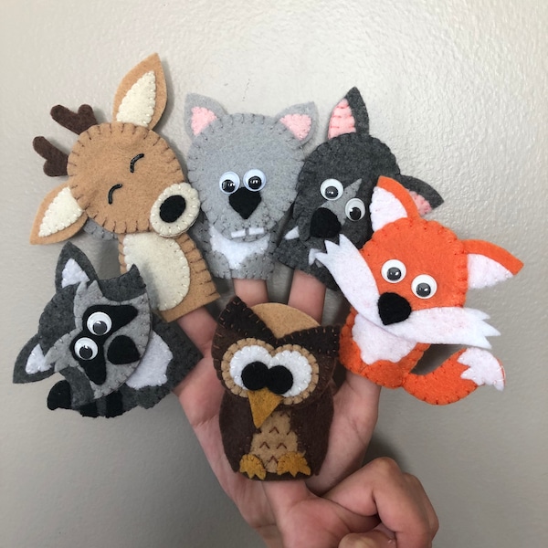 Fox Finger Puppet - Etsy