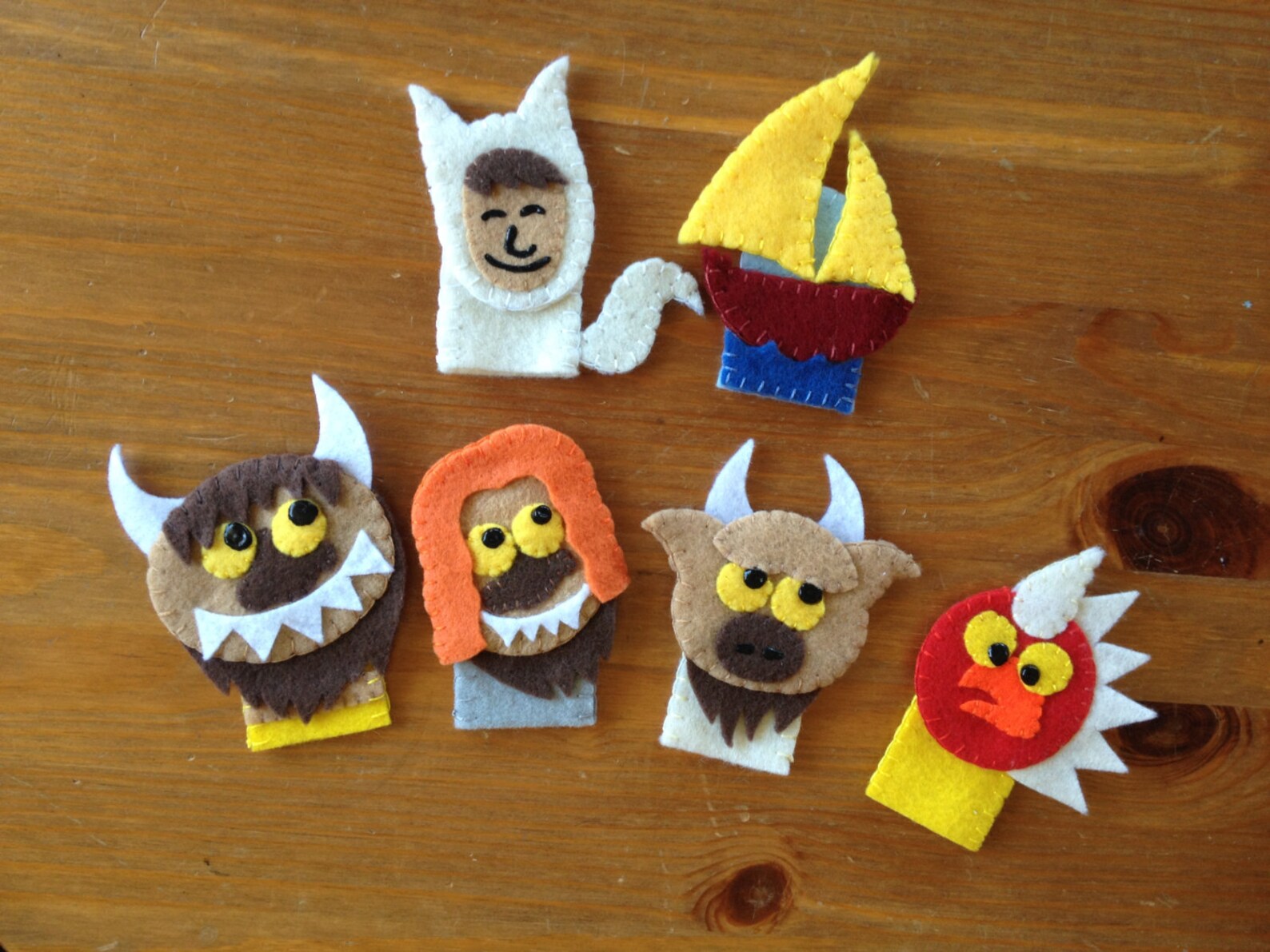 Where the Wild Things Are Finger Puppet Set - Etsy