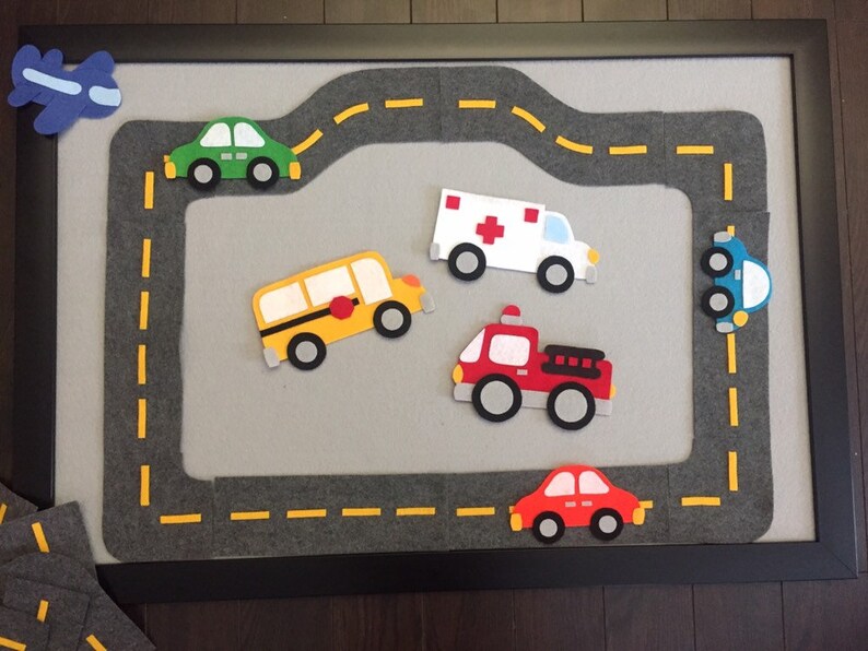 Cars and Trucks Felt Board Set | Etsy