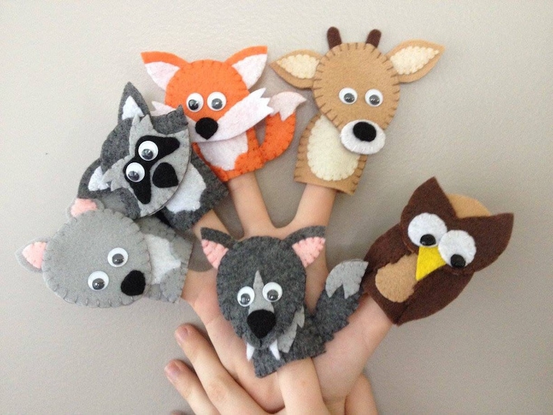 Any Single Finger Puppet - Etsy