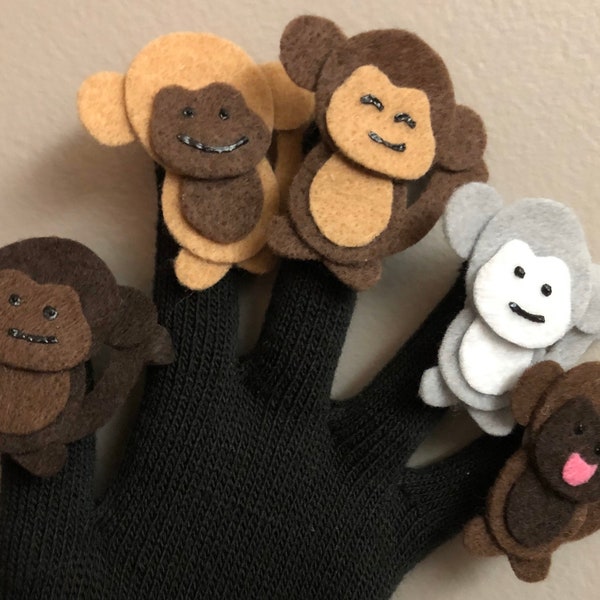 5 Little Monkeys - Etsy