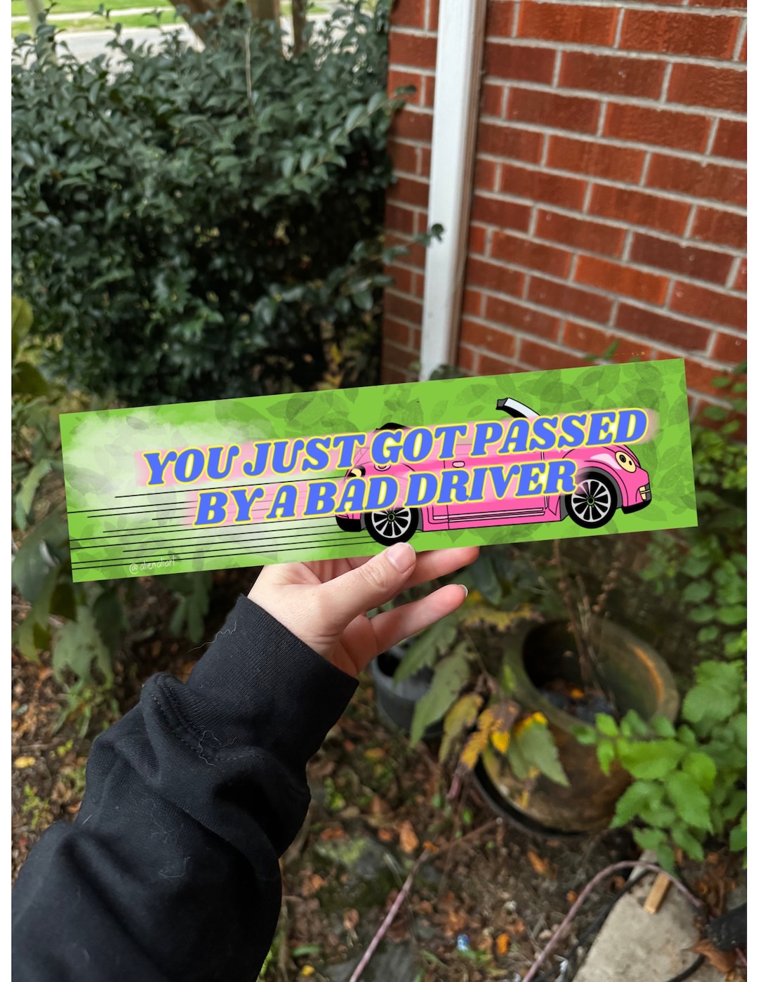 You Just Got Passed by a Bad Driver Girl Pink Dream Car Gift for Bad ...