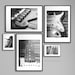 Guitar Wall Decor Music Room Set of 5 Black and White Prints - Etsy