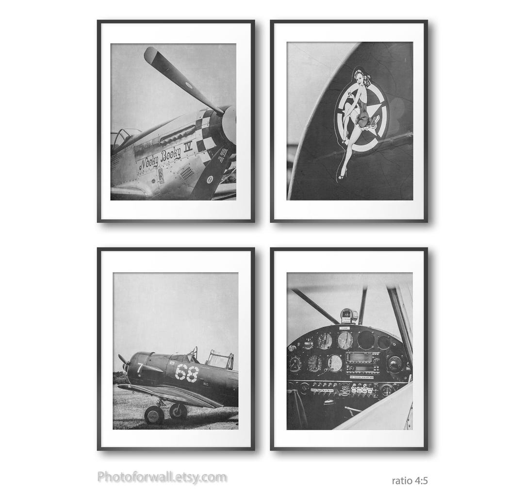 Personalized Pilot Gift Office Wall Decor First Anniversary Airplane ...