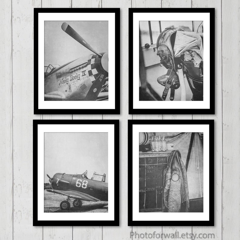 Personalized Pilot Gift Office Wall Decor Vintage Aviation - Etsy