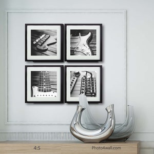 Wall Decor Music Room, Gift for Music Lover Music Room Decor Set of 4 ...