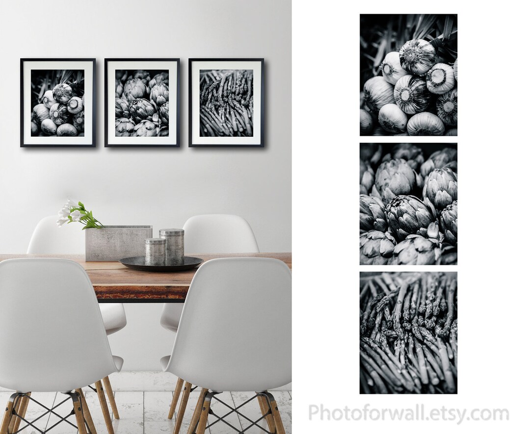 Vintage Farmhouse Rustic Kitchen Wall Art Set of 3 Prints - Etsy