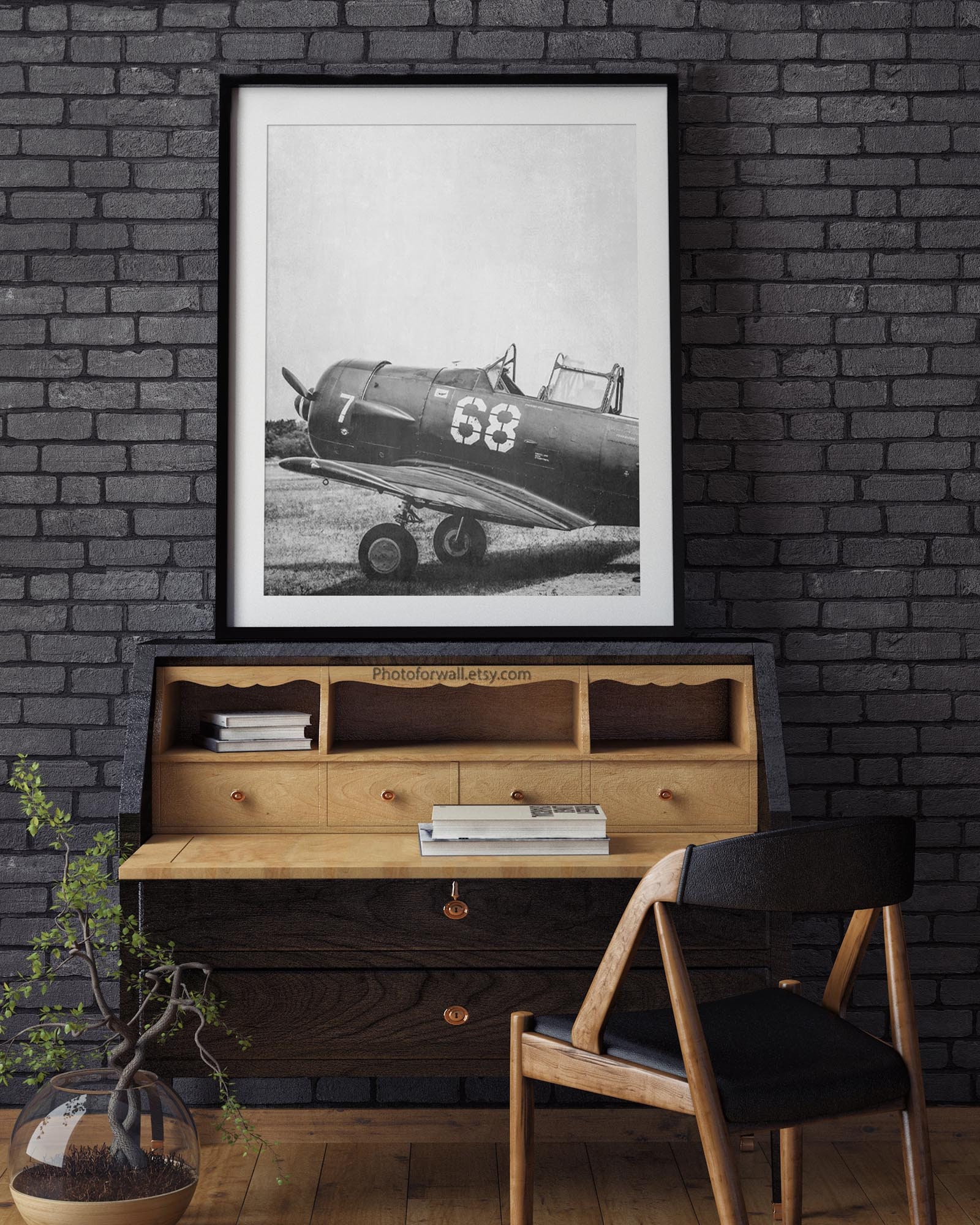 Piper aviation decor Pilot retirement home office Airplane | Etsy