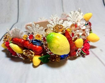 Fruit headdress | Etsy