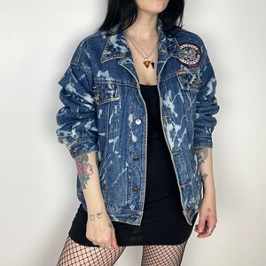Motorhead Custom Denim Jacket Size Small Rock N Roll Heavy Metal Alt ...