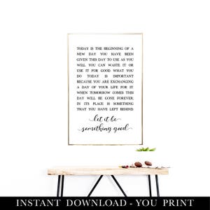 LET IT BE Something Good Printable Wall Art 5 Jpegs | Etsy