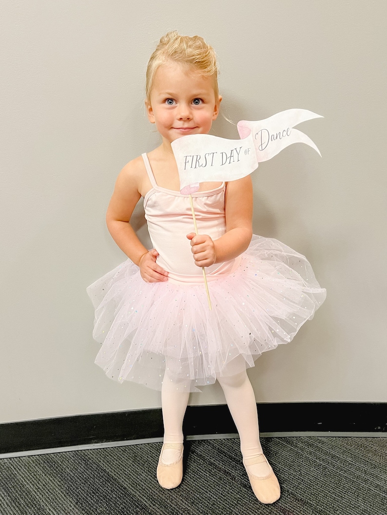 FIRST DAY OF Dance Printable First Day of Ballet Ballerina - Etsy