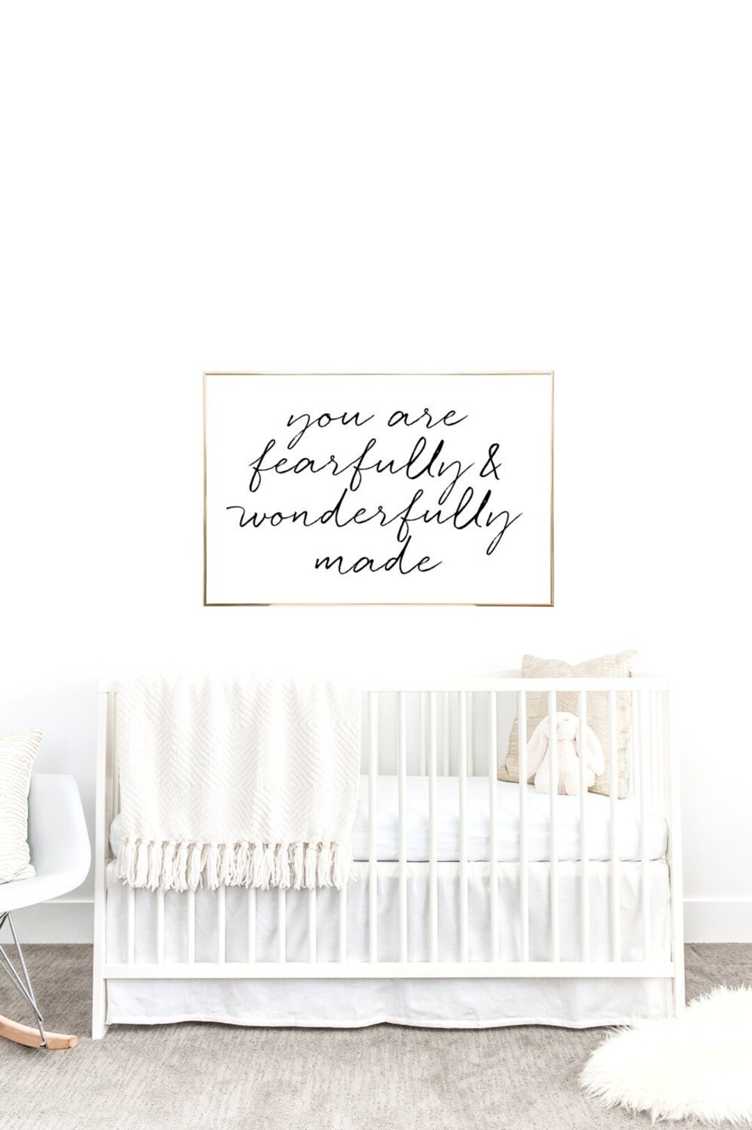 YOU PRINT PRINTABLE Wall Art - 24x36 Jpeg - You Are Fearfully and ...