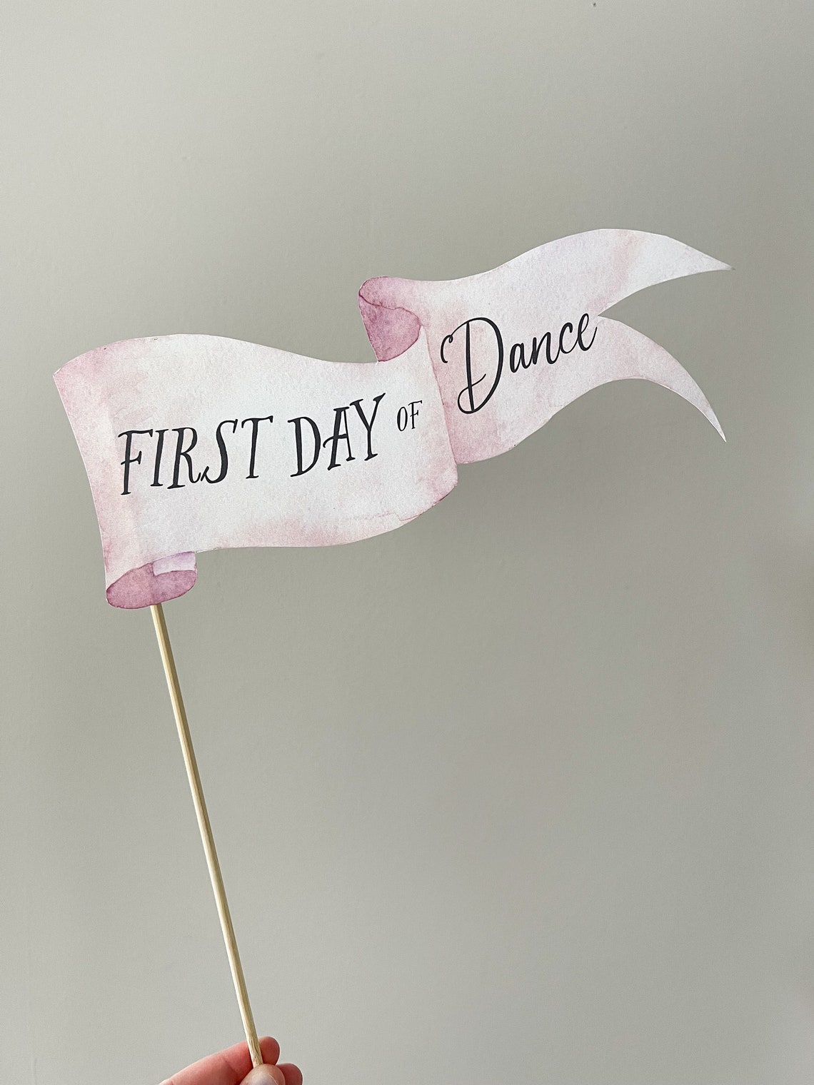 FIRST DAY OF Dance Printable First Day of Ballet Ballerina - Etsy