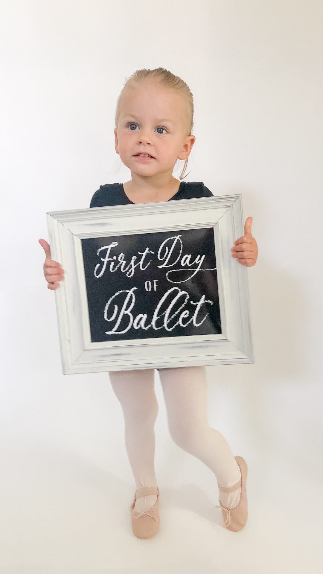FIRST DAY OF Ballet First Day of Dance Class Ballerina Dance Class - Etsy