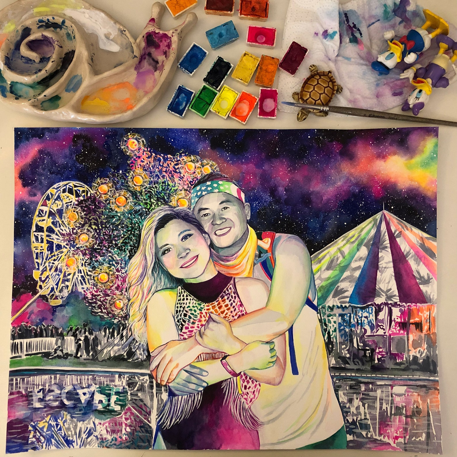 Personalized Rave Boyfriend Gifts Custom EDM Wall Art Gift - Etsy