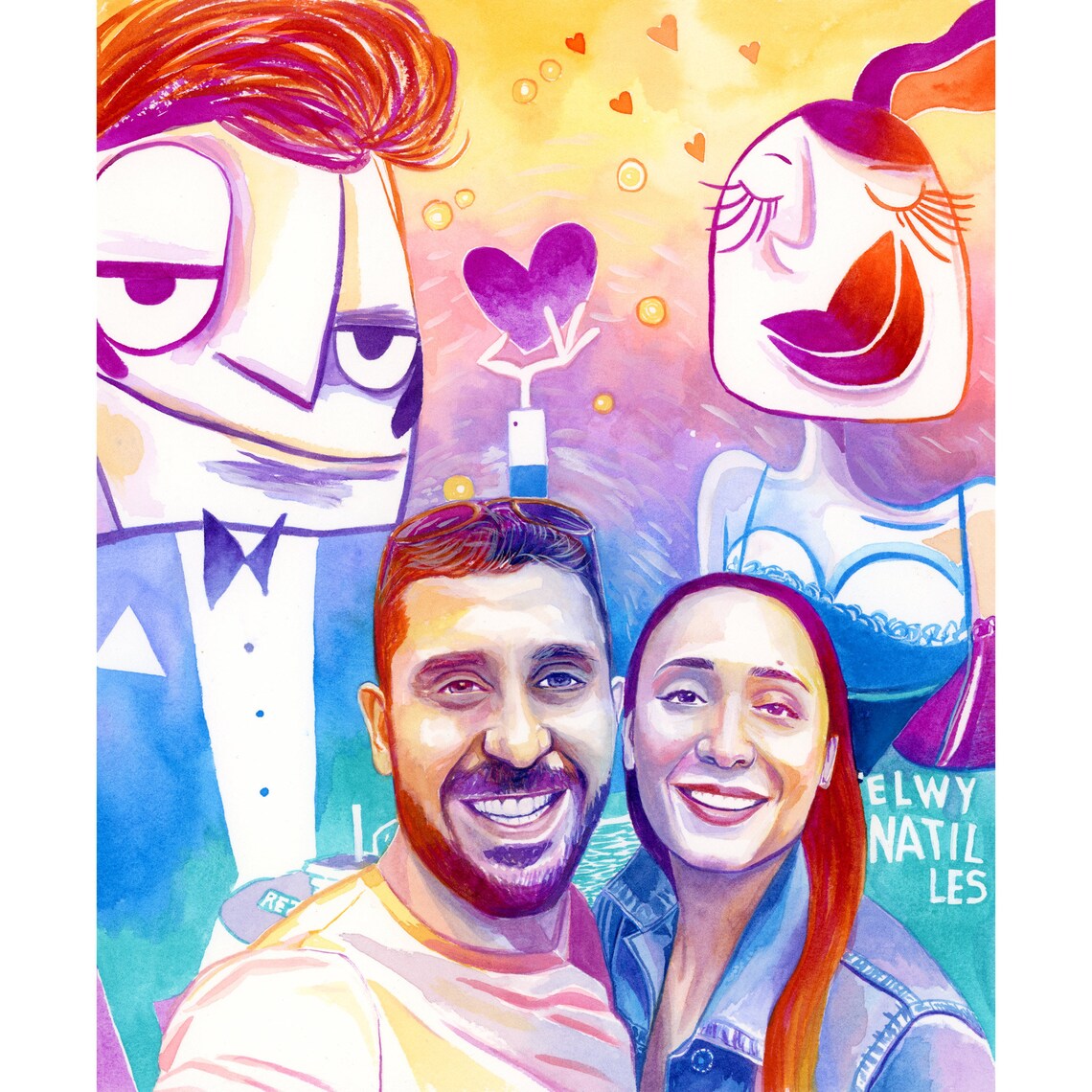 Personalized rave boyfriend gifts Custom EDM wall art Gift | Etsy