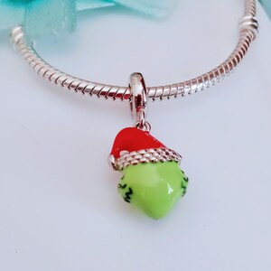 Christmas the Grinch Charm S925 Sterling Silver for Pandora, Chamilia ...