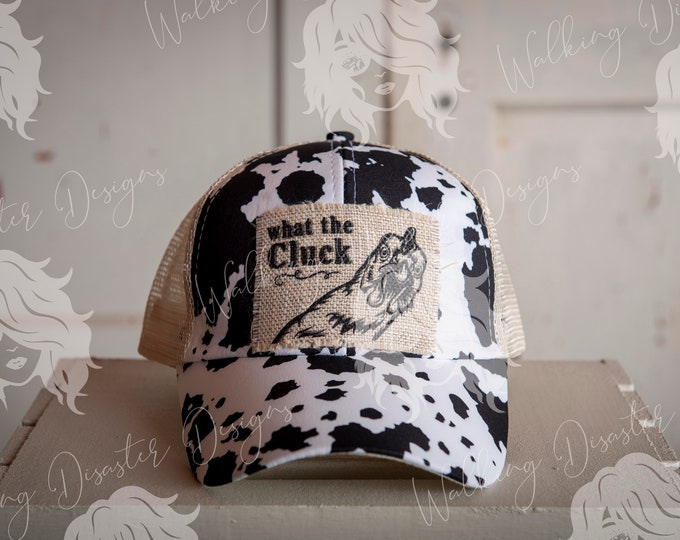 Ponytail Hat "what the Cluck"/farm Life Hat/chicken Love/ - Etsy