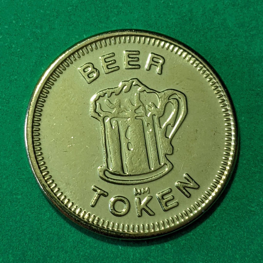 Beer Token - Metal Coin - Etsy