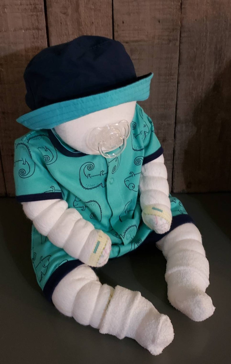 Diaper Cake Baby Boy Cute Chameleon Baby Shower Gift or Centerpiece - Etsy