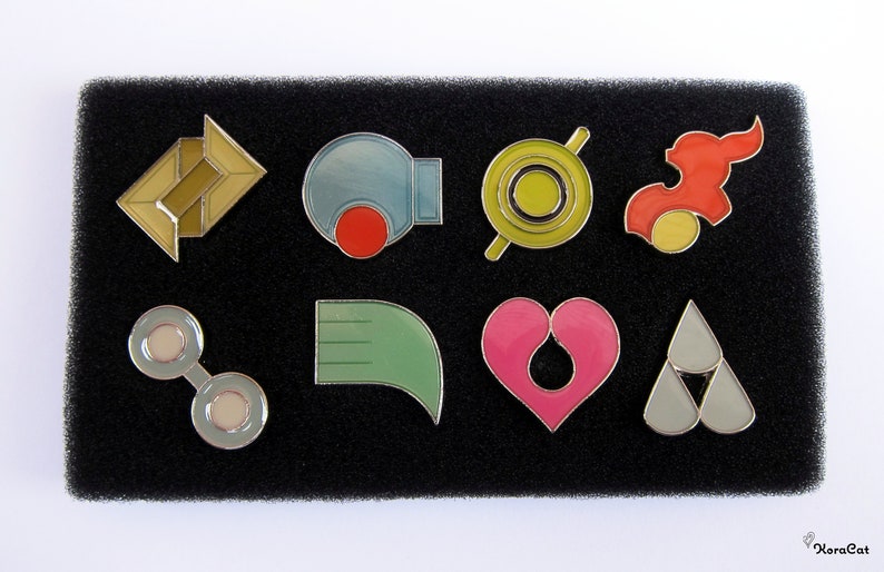 Pokémon Gym Badges Hoenn gen 3 - Etsy