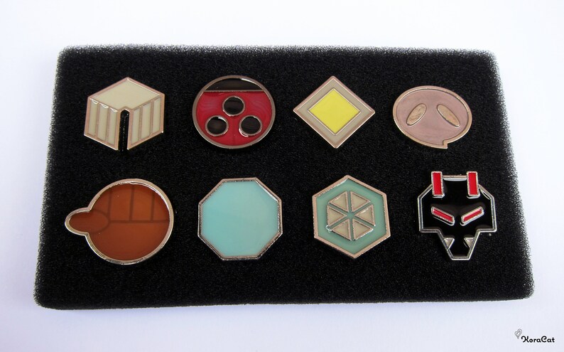 Pokémon Gym Badges Johto gen 2 - Etsy
