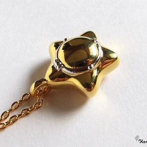 Star Locket Pendant Necklace (18mm) - Etsy