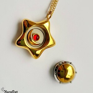 Star Locket Pendant Necklace (20mm) - Etsy