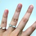 Angel Wing Ring 925 Sterling Silver & White Fire Opal - Etsy