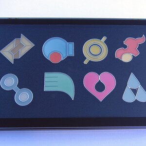 Hoenn Gym Badges - Gen 3 - Etsy