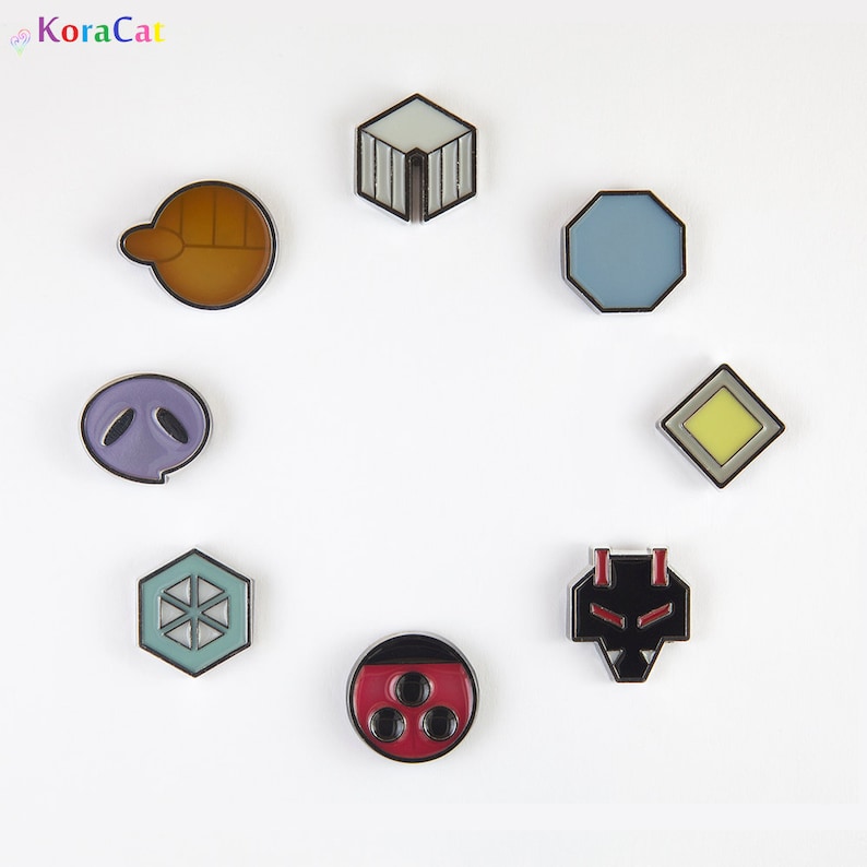 Pokémon Gym Badges Johto gen 2 - Etsy