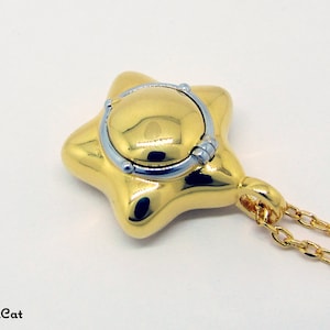 Star Locket Pendant Necklace (18mm) - Etsy