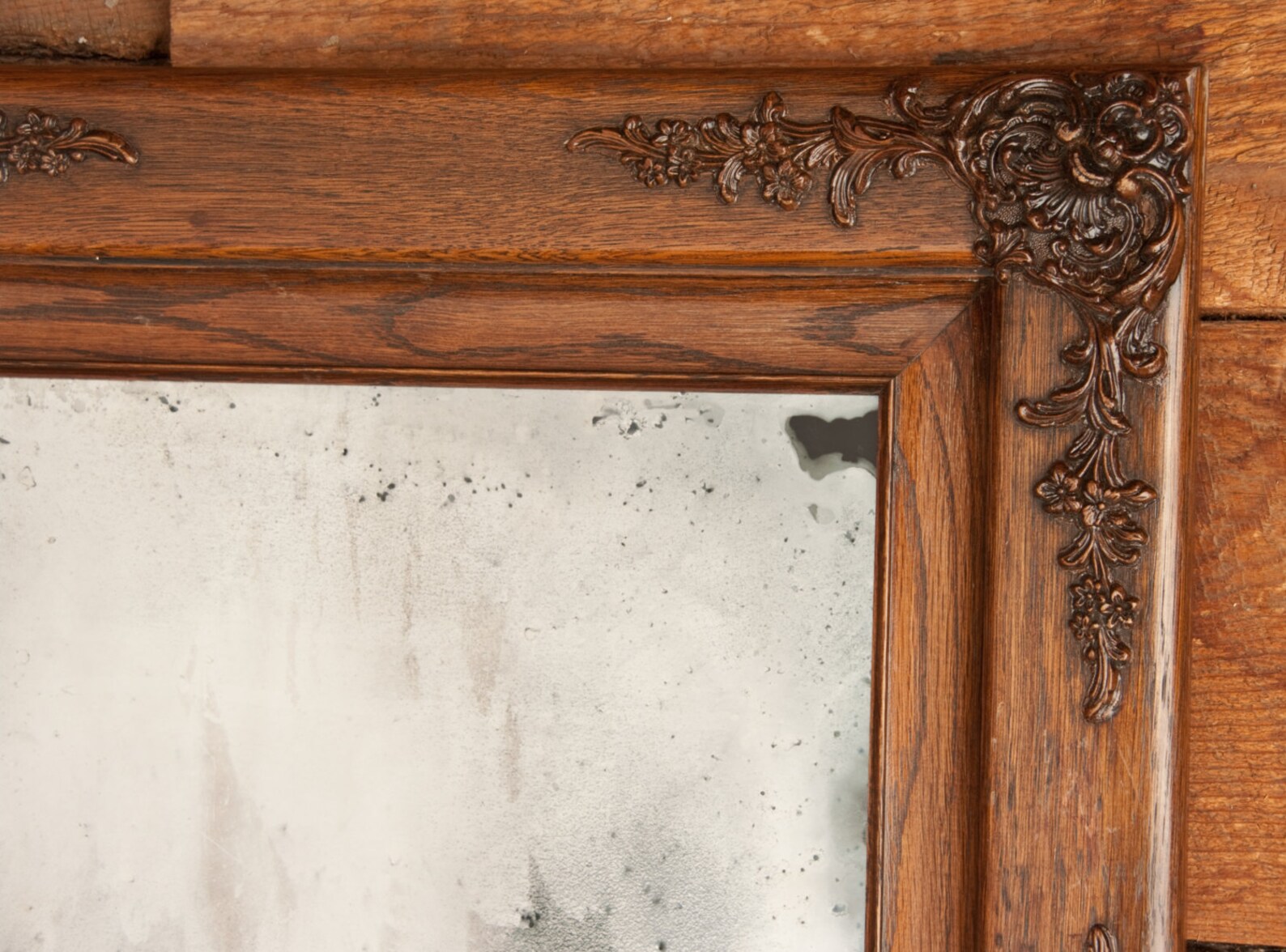 Hand Silvered Glass Mirror, Antiqued Silver Mirror, Distressed Silver ...