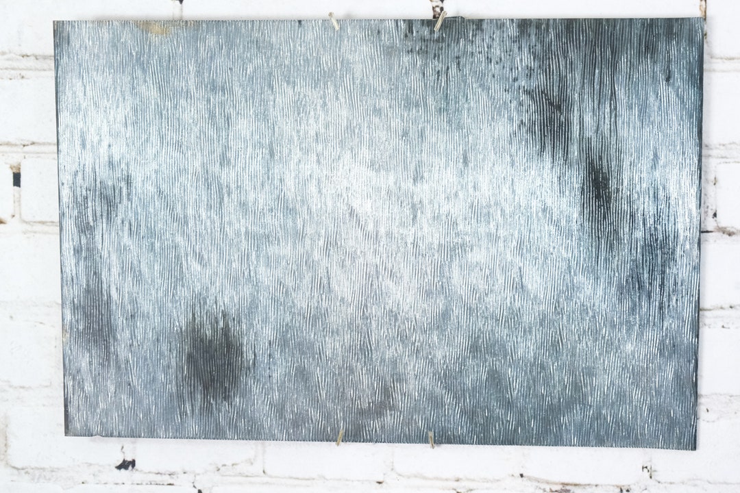 Antiqued Silver Textured Glass Wall Art 24x16 - Etsy