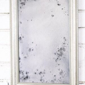 Distressed Silver Wall Mirror, Silver Framed Mirror, 18.5 X 12.5 - Etsy