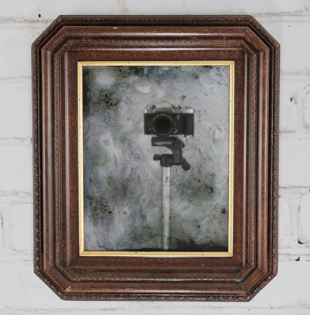 Antiqued Silver Mirror, Hand Poured Silver Mirror, Silver Wall Mirror ...