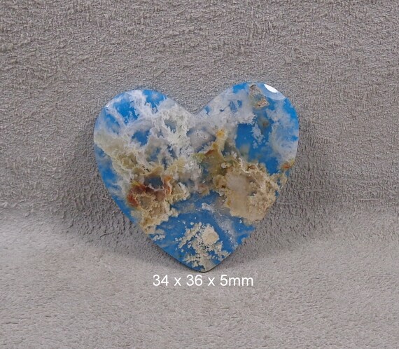 Feather Ridge Plume Agate Doublet Cabochon - Etsy