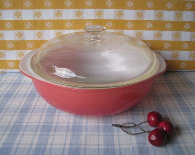 Pyrex Pink Flamingo Round Casserole With Lid 2 Quart 024 - Etsy